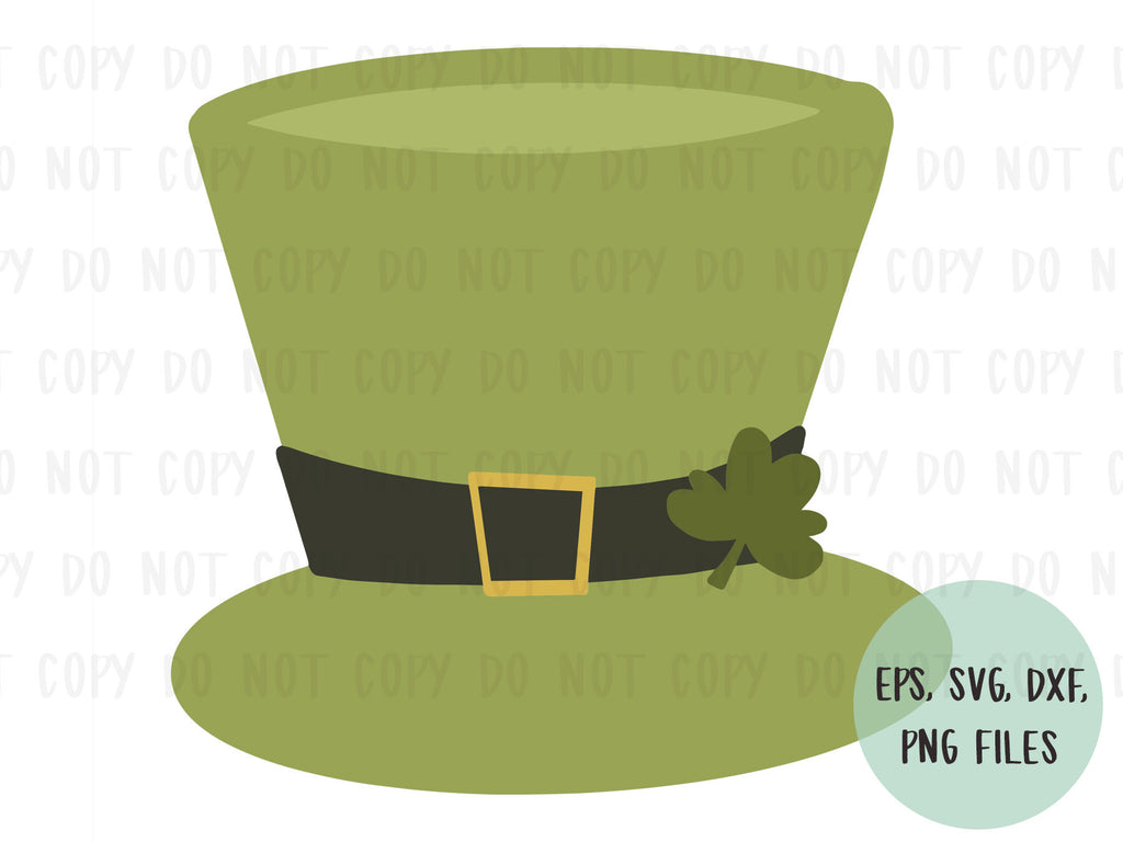Leprechaun Hat design file (dxf, eps, png, svg) - perfect for vinyl sh ...