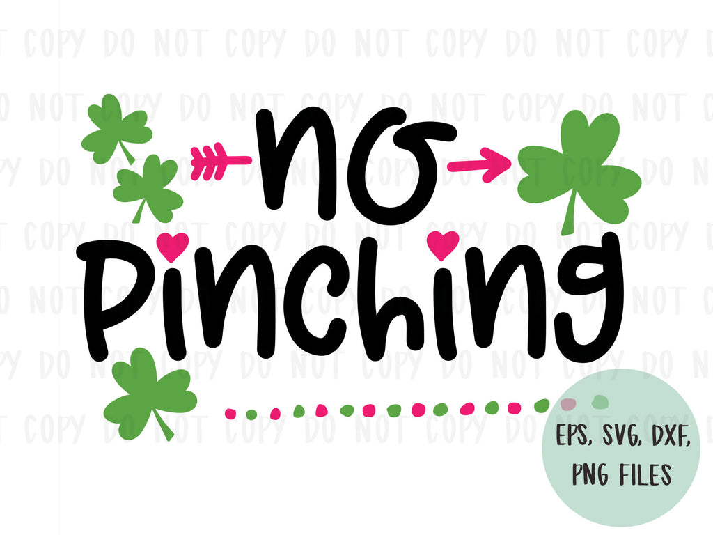 No Pinching design file (dxf, eps, png, svg) - perfect for vinyl shirt ...